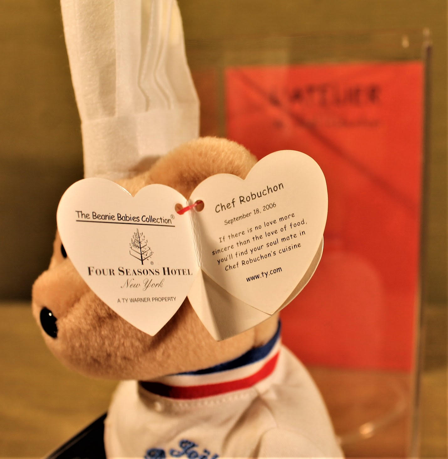 Chef Robuchon Ty Beanie Baby Teddy – Rarest Beans