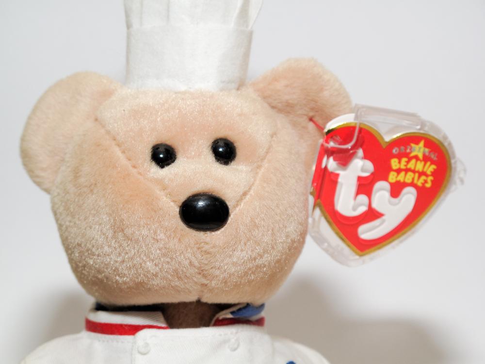 Chef Robuchon Ty Beanie Baby Teddy – Rarest Beans