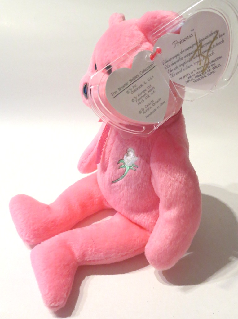 ROYAL Family Pink Princess Ty Teddy Beanie Baby Bear – Rarest Beans