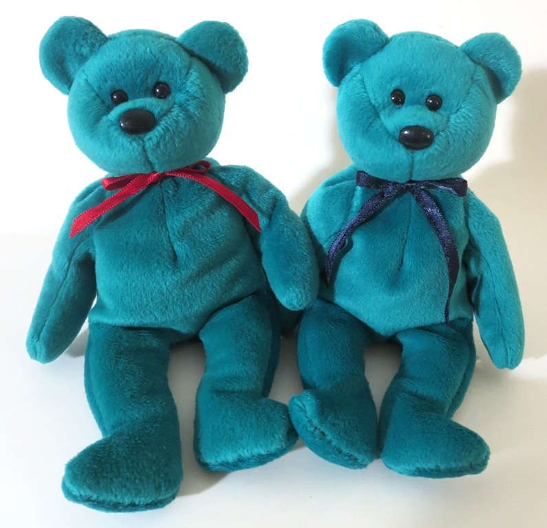 Canadian Ty Employee Teddies: TEAL – Rarest Beans