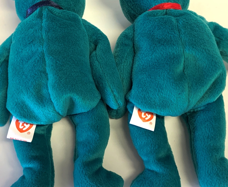 Canadian Ty Employee Teddies: TEAL – Rarest Beans