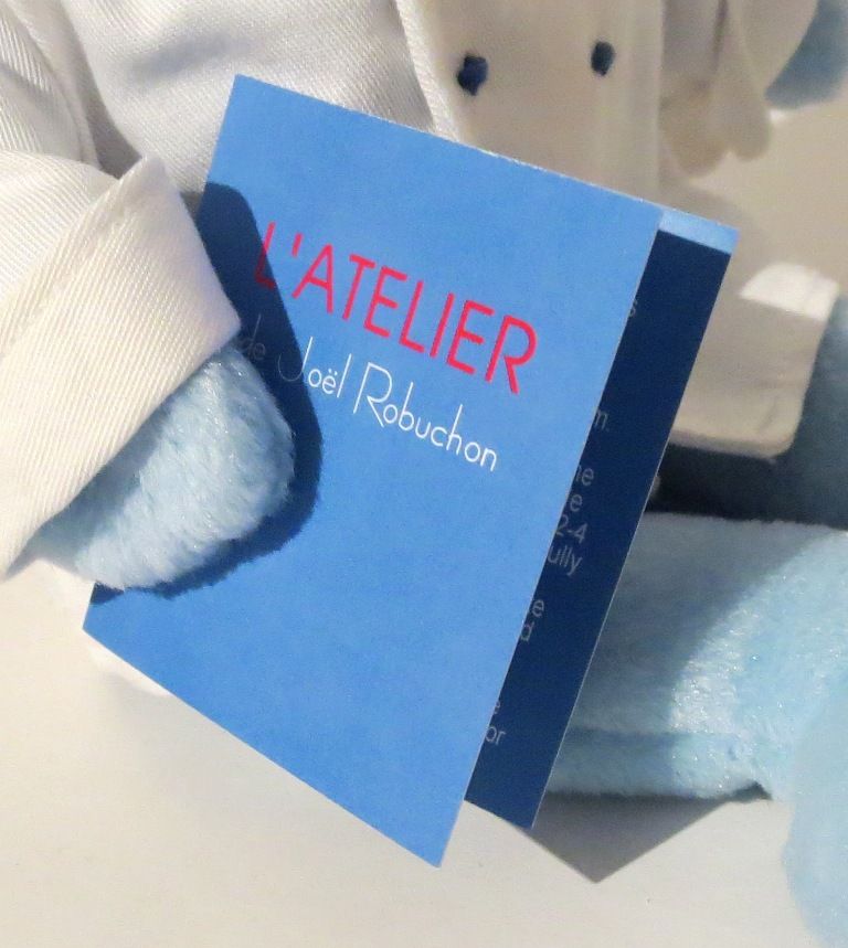 Chef Joel Robuchon Ty Beanie Baby Teddy Prototype Light Blue – Rarest Beans