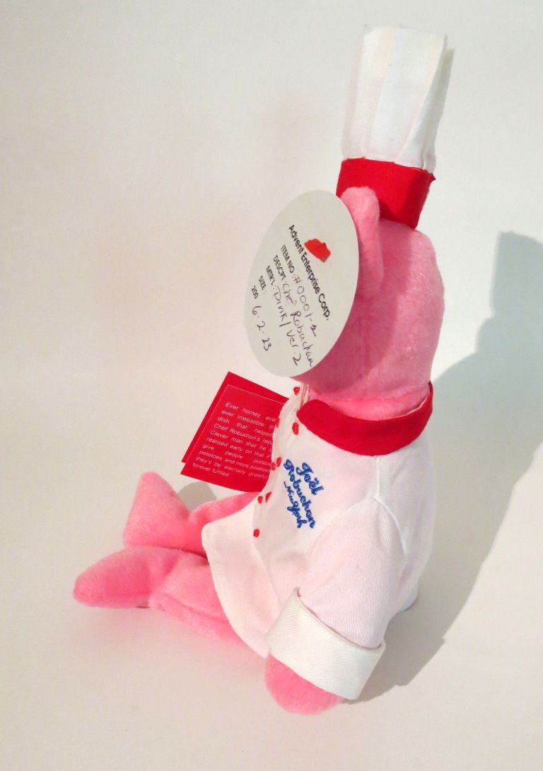 Chef Joel Robuchon Ty Beanie Baby Teddy Prototype PINK – Rarest Beans
