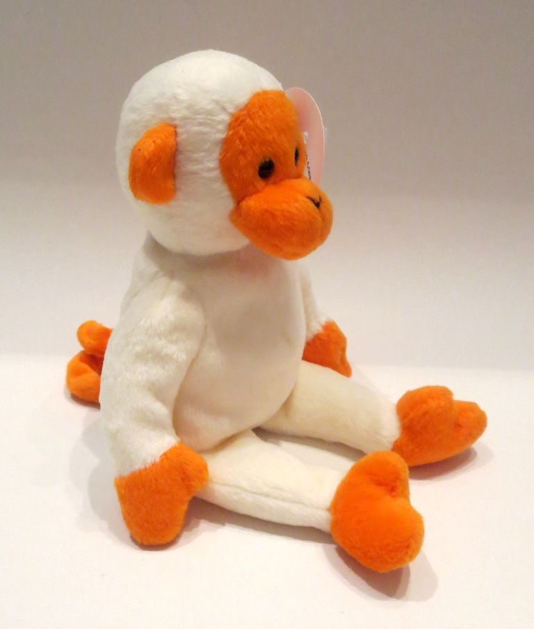 Nana the CREAM and ORANGE PROTOTYPE Monkey – Rarest Beans
