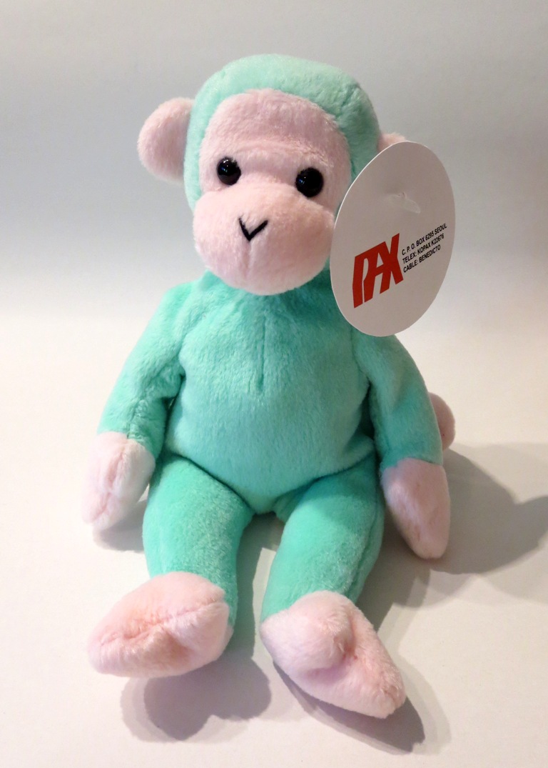 Nana the Mint Green and Light Pink PROTOTYPE Monkey – Rarest Beans