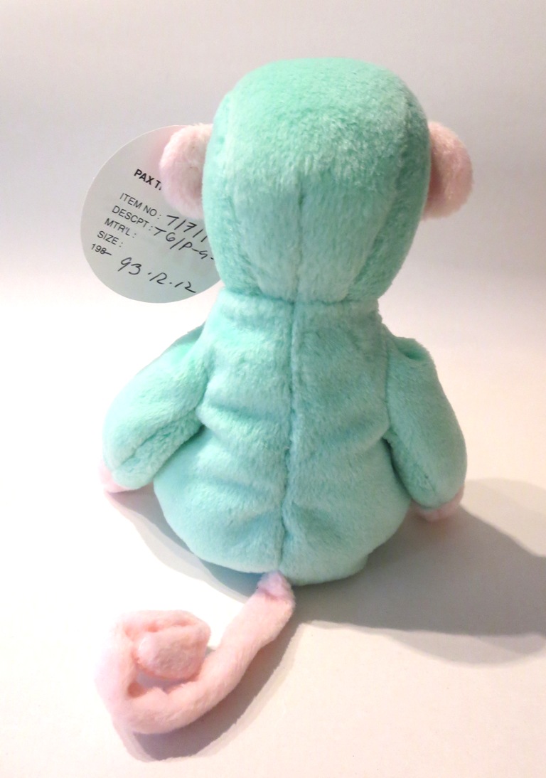 Nana the Mint Green and Light Pink PROTOTYPE Monkey – Rarest Beans