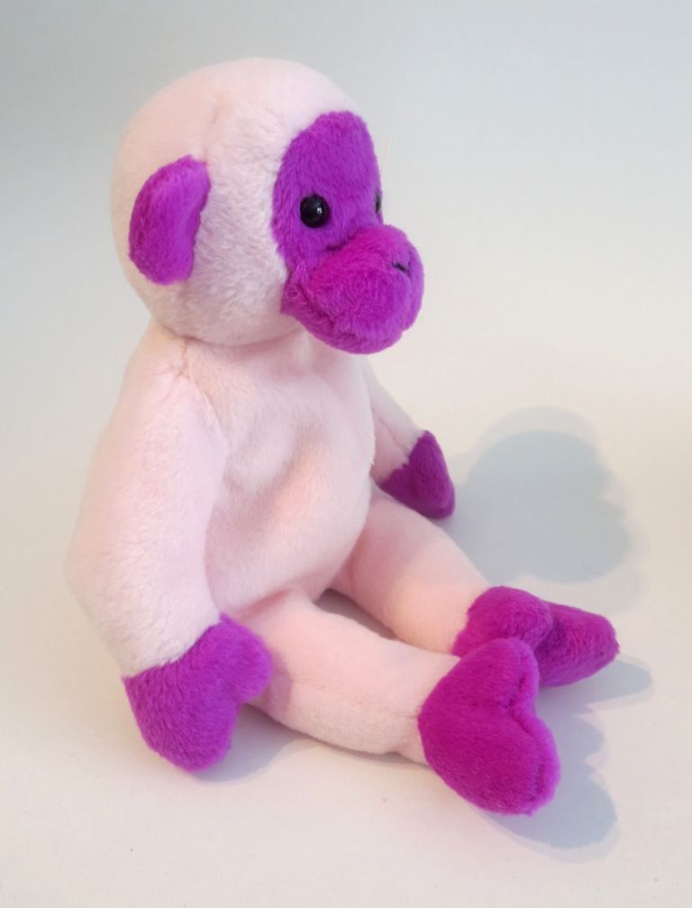 Nana the PINK and FUCHSIA PROTOTYPE Monkey – Rarest Beans