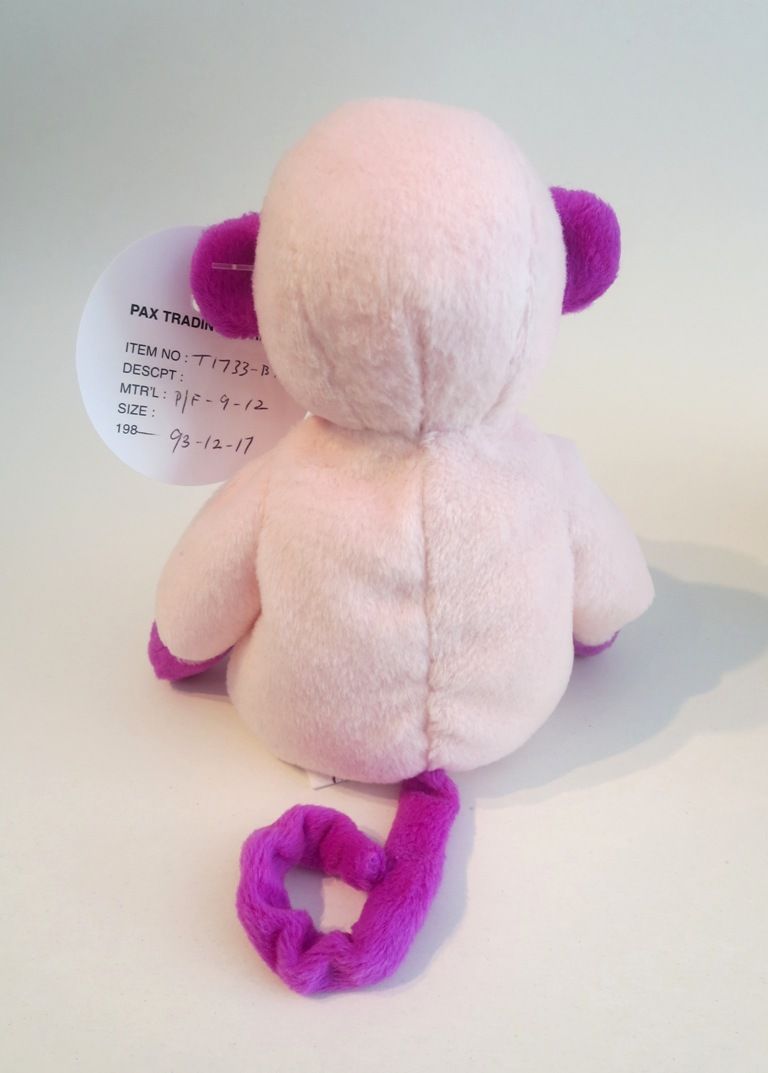 Nana the PINK and FUCHSIA PROTOTYPE Monkey – Rarest Beans