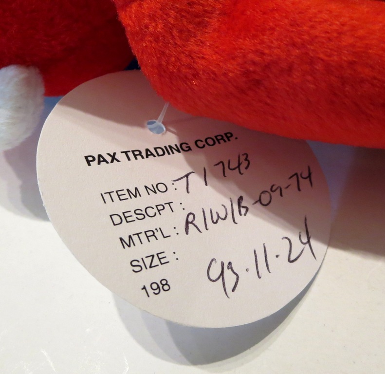 Nana the RED, WHITE, and BLUE PROTOTYPE Monkey – Rarest Beans