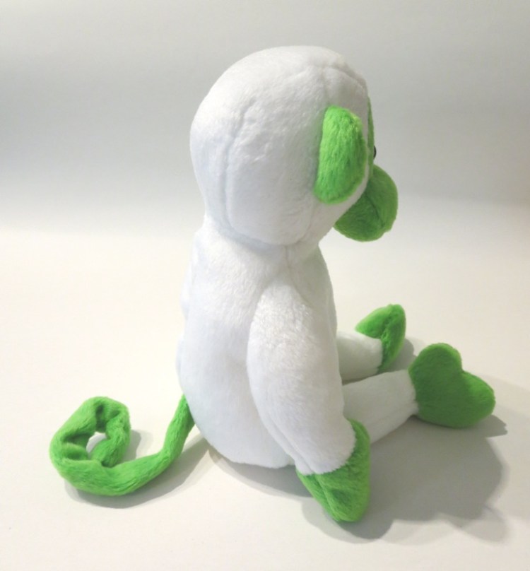 Nana the WHITE and GREEN PROTOTYPE Monkey – Rarest Beans