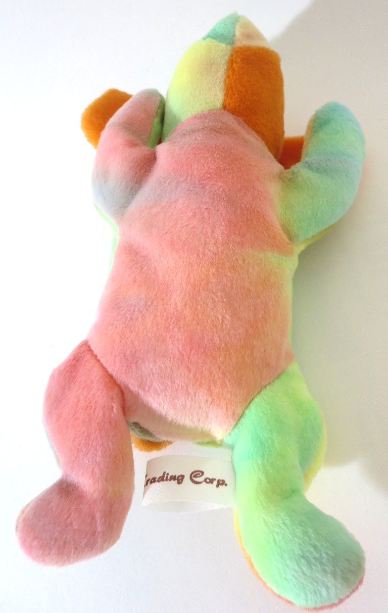 Spot the dog TIE-DYED and ORANGE Ty Prototype: Original 9 – Rarest Beans