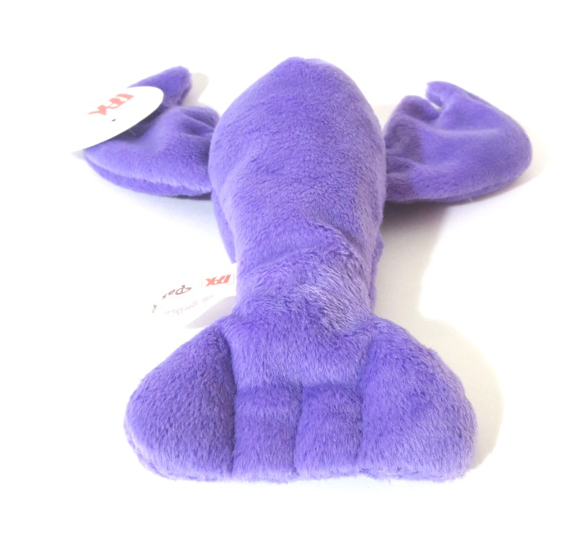 Pinchers the SOLID VIOLET lobster Ty Prototype: Original 9 – Rarest Beans
