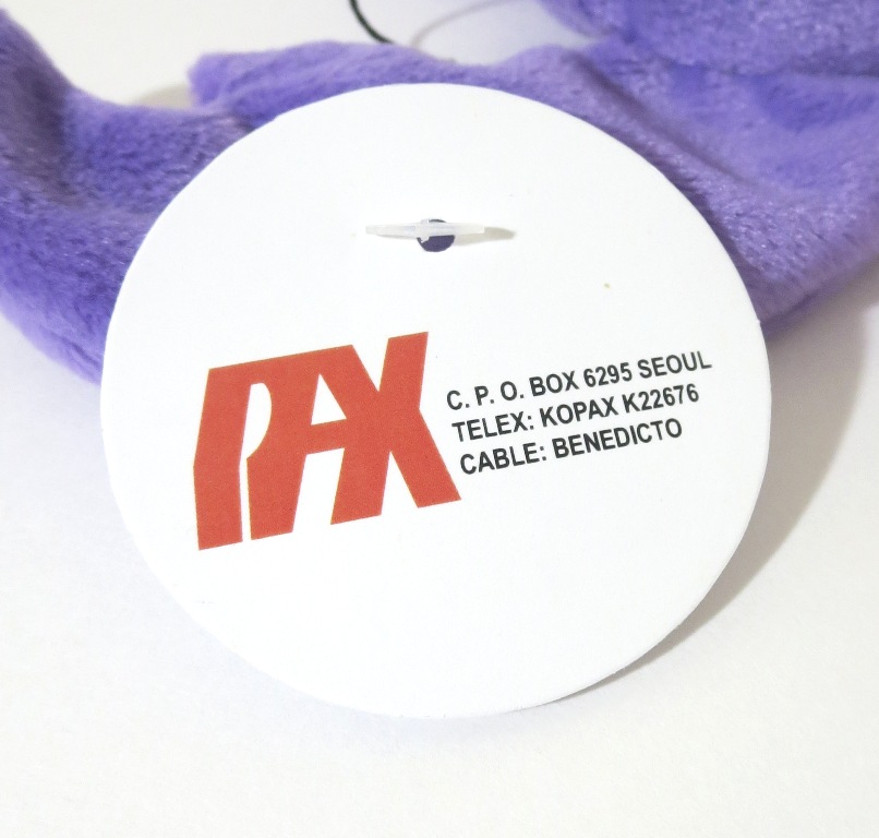 Pinchers the SOLID VIOLET lobster Ty Prototype: Original 9 – Rarest Beans