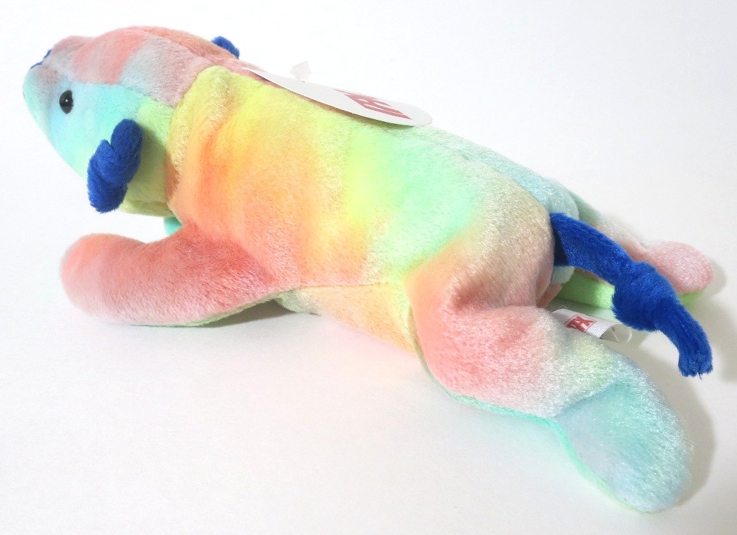 Squealer the pig Tie-Dyed and ROYAL BLUE Ty Prototype: Original 9 ...