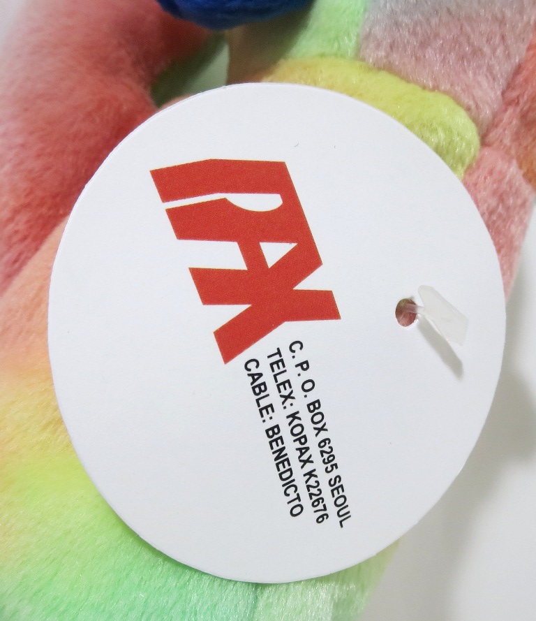 Squealer the pig Tie-Dyed and ROYAL BLUE Ty Prototype: Original 9 ...