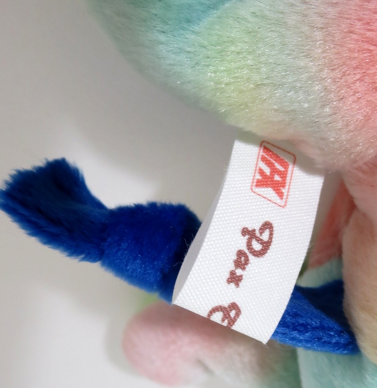 Squealer the pig Tie-Dyed and ROYAL BLUE Ty Prototype: Original 9 ...