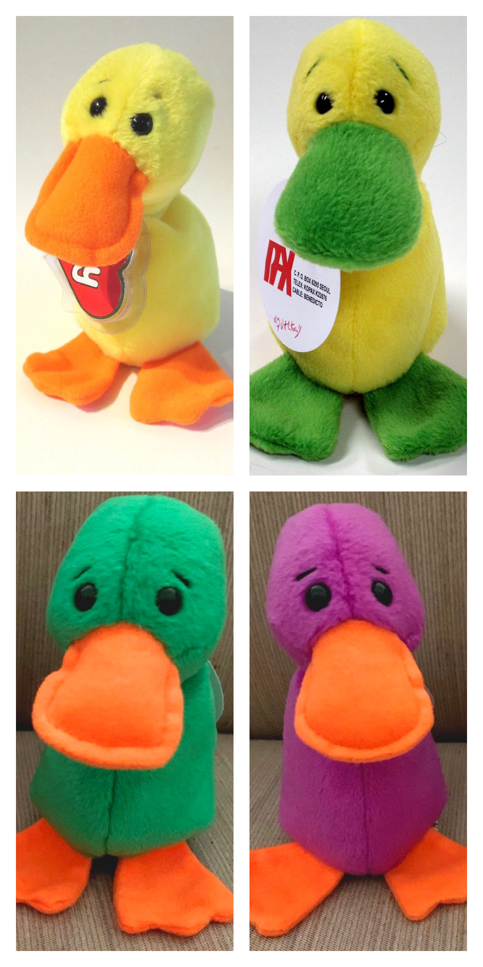 Wingless Quacker(s) the duck Protoype: SPRING GREEN – Rarest Beans