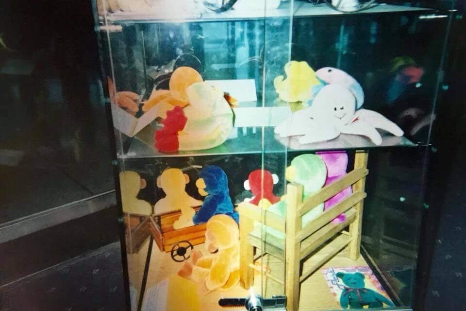 Nana the FUCHSIA AND YELLOW PROTOTYPE Monkey – Tyriffic – Rarest Beans