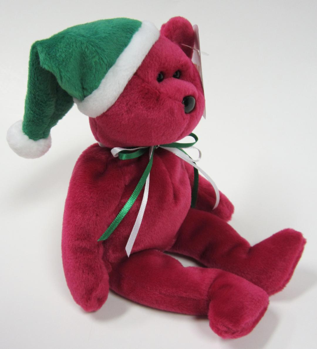 New Face Raspberry Teddy Holiday Prototype Bear! – Rarest Beans