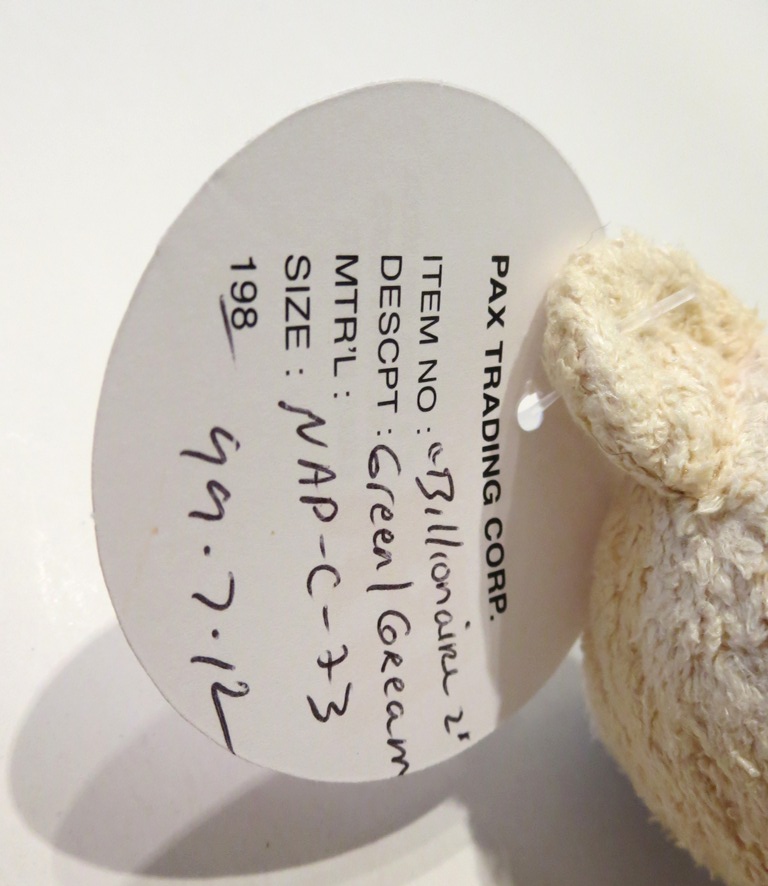 Billionaire 2 Cream Bear Teddy PROTOTYPES: Executive Set – Rarest Beans