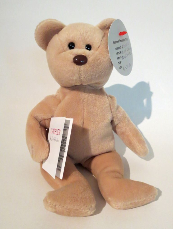Chef Joel Robuchon Ty Beanie Baby Teddy Prototype/Sample: Tan – Rarest ...
