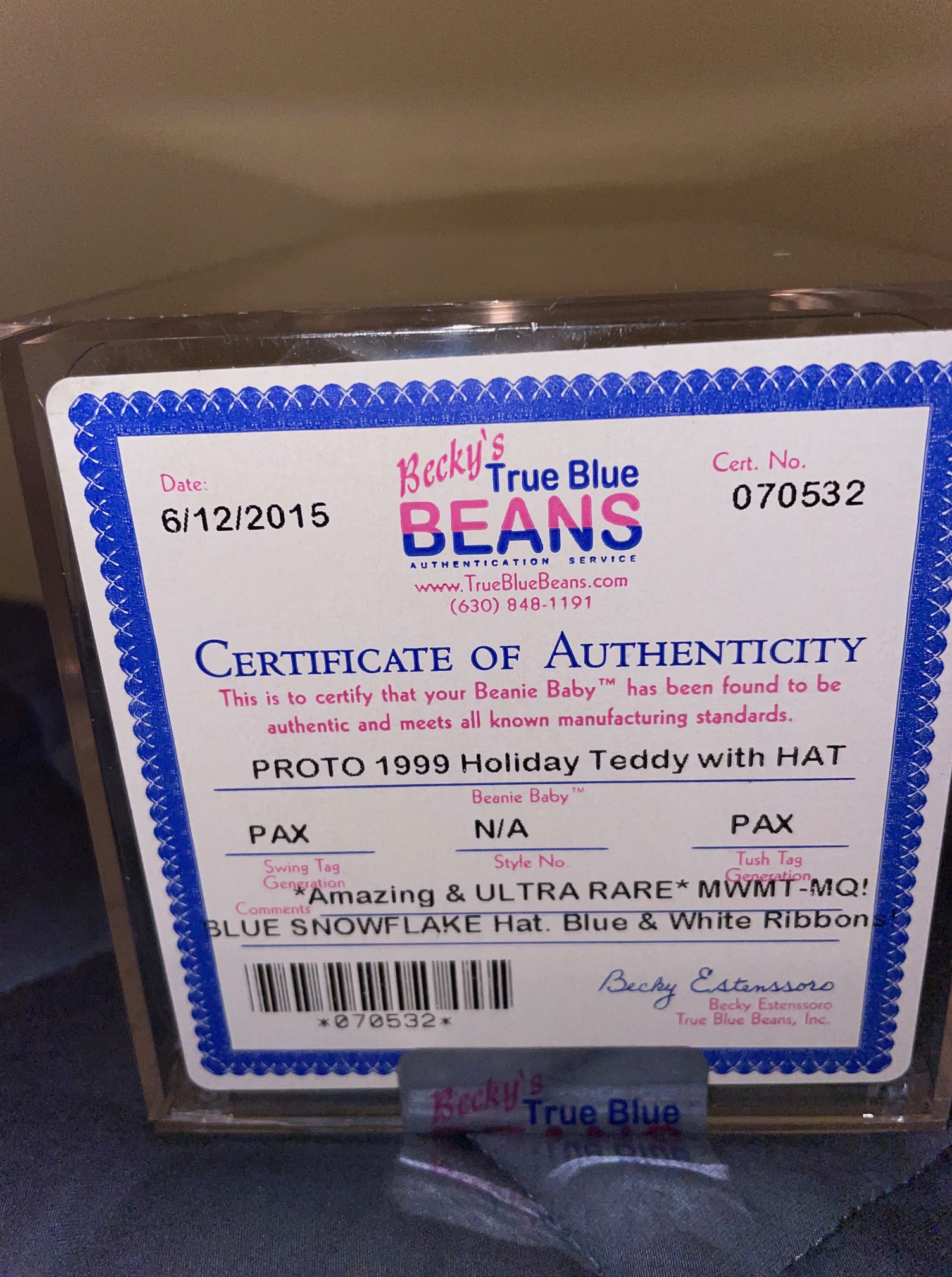 1997, 1998, 1999, 2000 Ty Holiday Teddy Prototypes – Rarest Beans