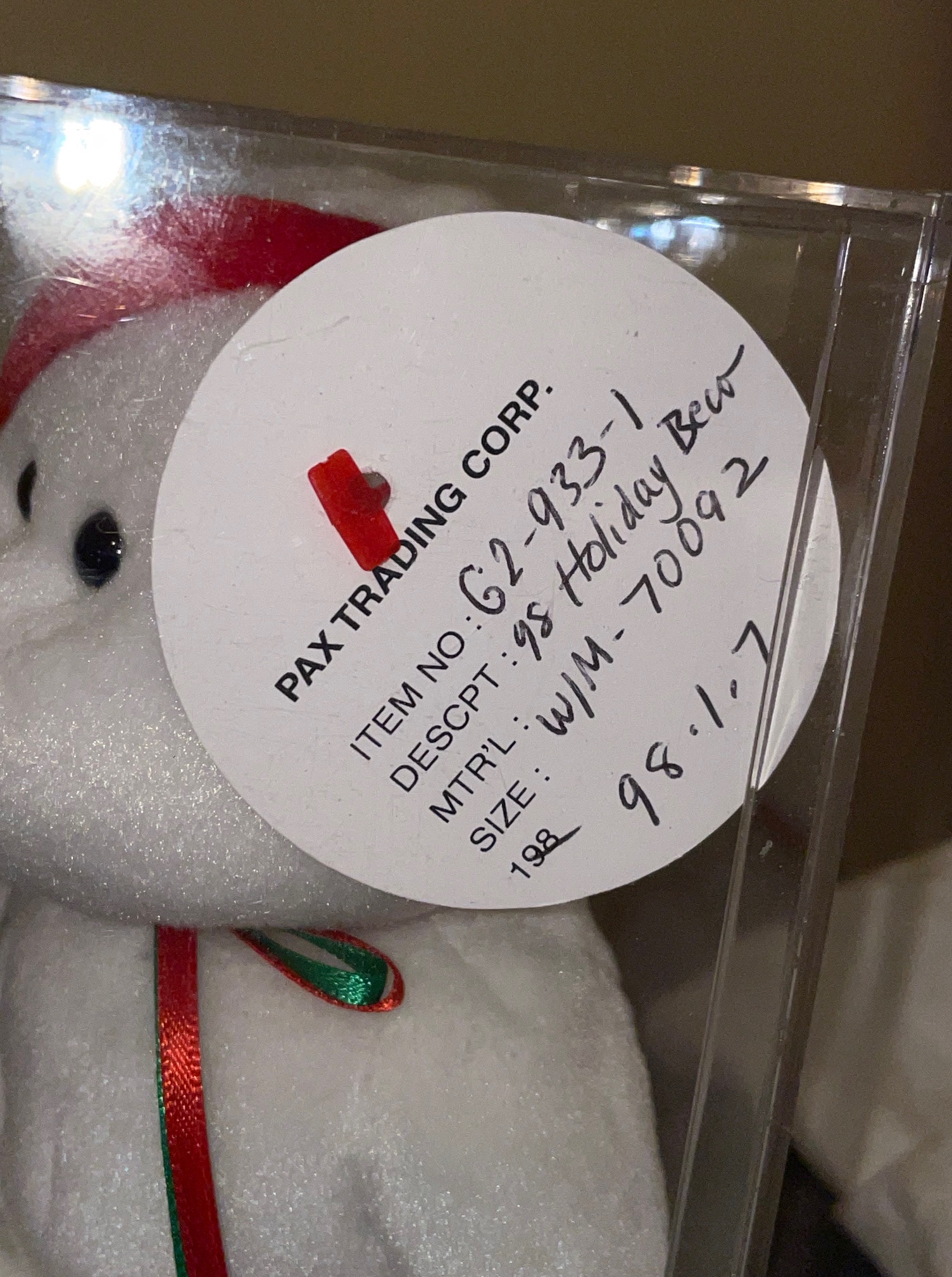 1997, 1998, 1999, 2000 Ty Holiday Teddy Prototypes – Rarest Beans