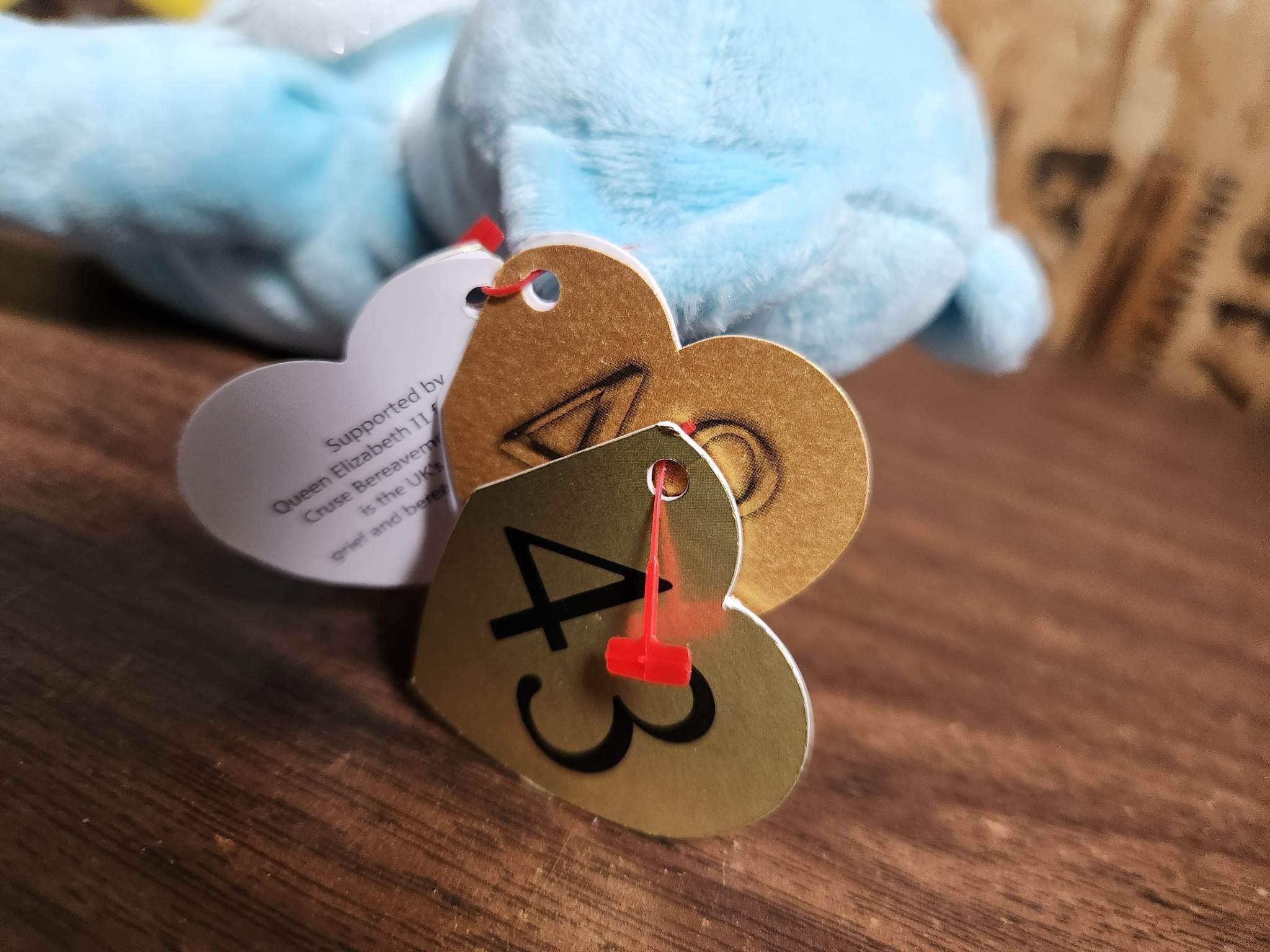 Ty Elizabeth Teddy: UK Gold Tag Version – Rarest Beans
