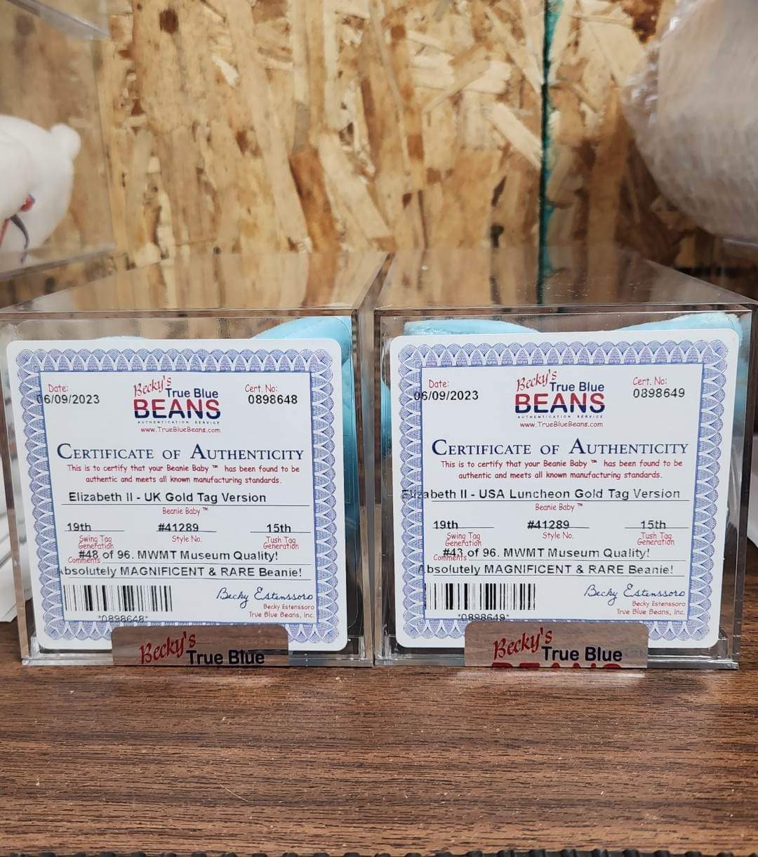 Ty Elizabeth Teddy: UK Gold Tag Version – Rarest Beans