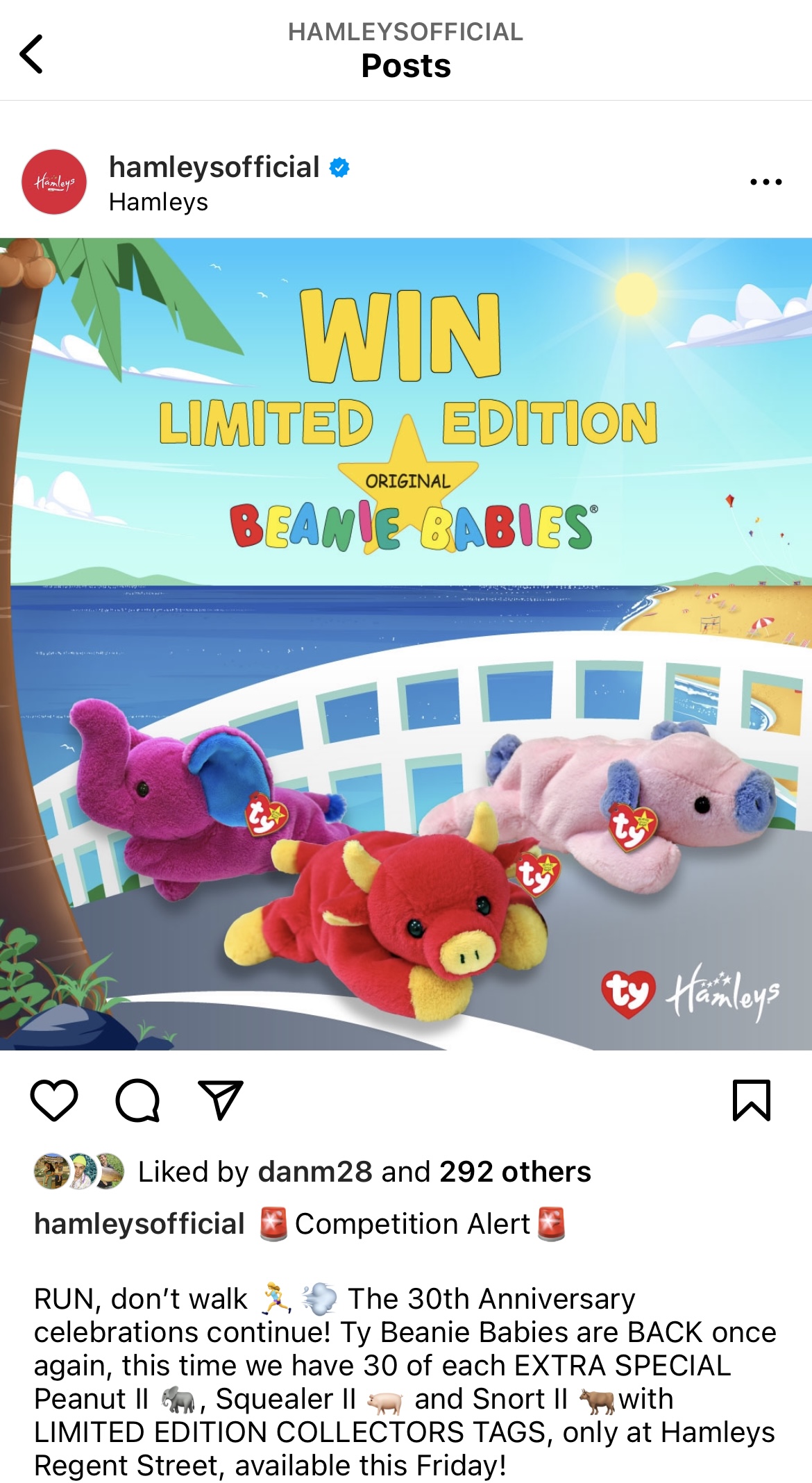 Set 2: 30th Anniversary Limited xx/30 Series II Beanies: Peanut II ...